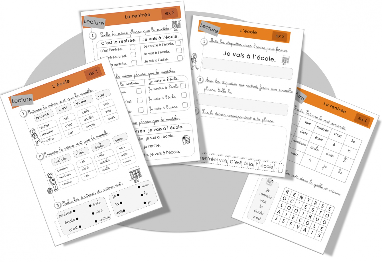 Exercices Lecture De Rentr e Cp Bout De Gomme