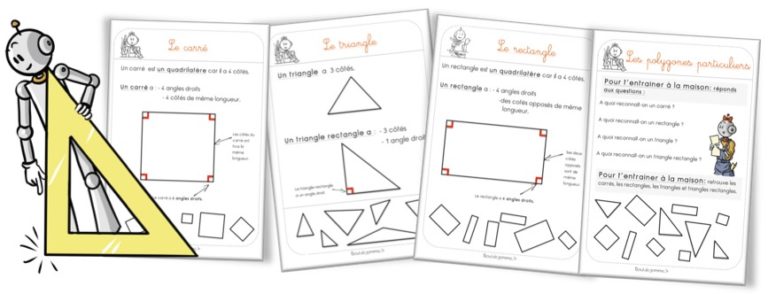 leçons géométrie | Bout de Gomme