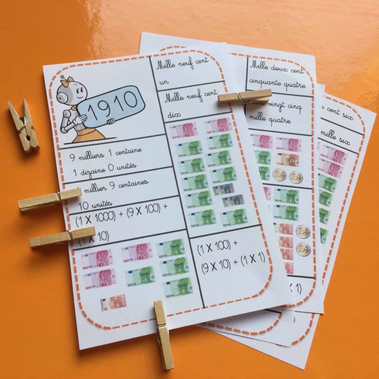 Ateliers numération cycle 2 | Bout de Gomme