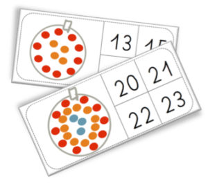 Ateliers numération : les cartes à pinces des nombres de 1 à 99 | Bout ...