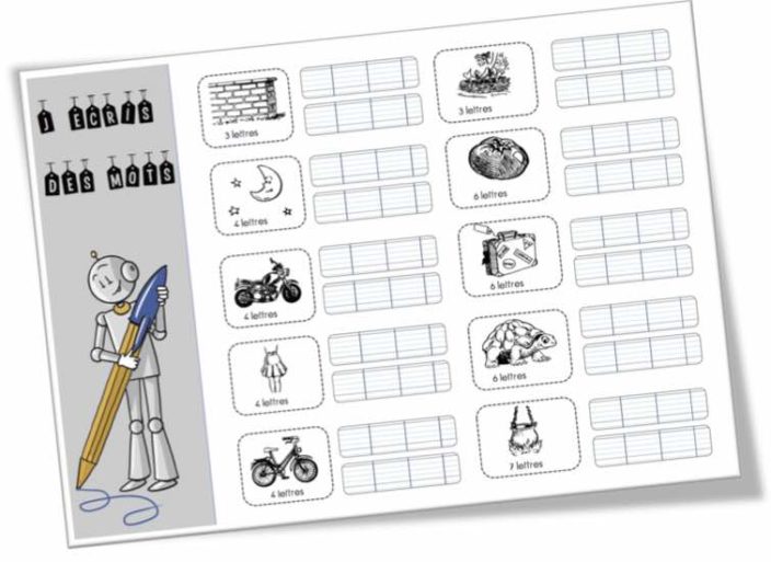 J’écris des mots en CP : rituels | Bout de Gomme