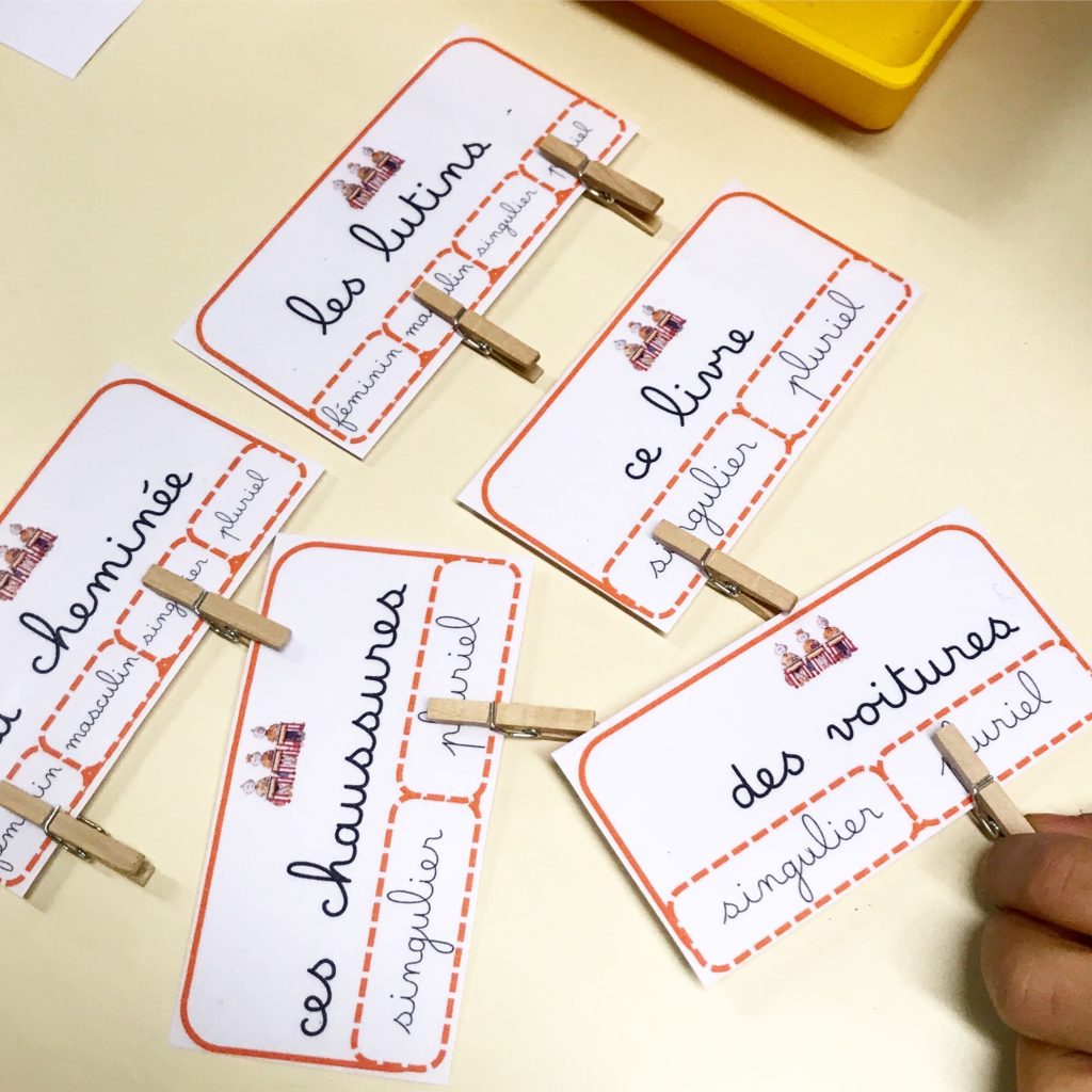 Jeux de cartes Grammaire | Bout de Gomme