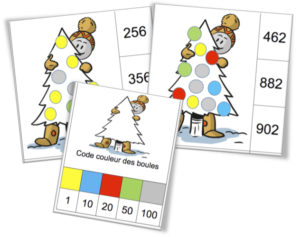Cartes à pinces : numération des nombres de 0 à 999 | Bout de Gomme
