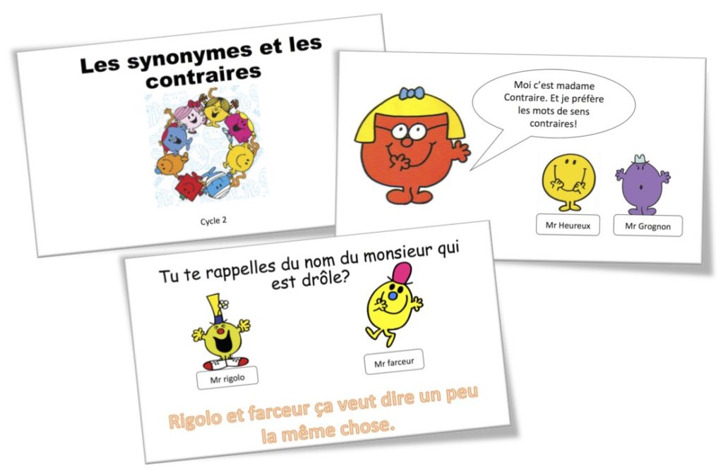 contraire | Bout de Gomme