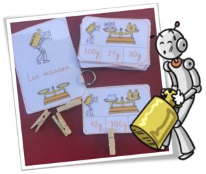 Leçon maths : les masses | Bout de Gomme