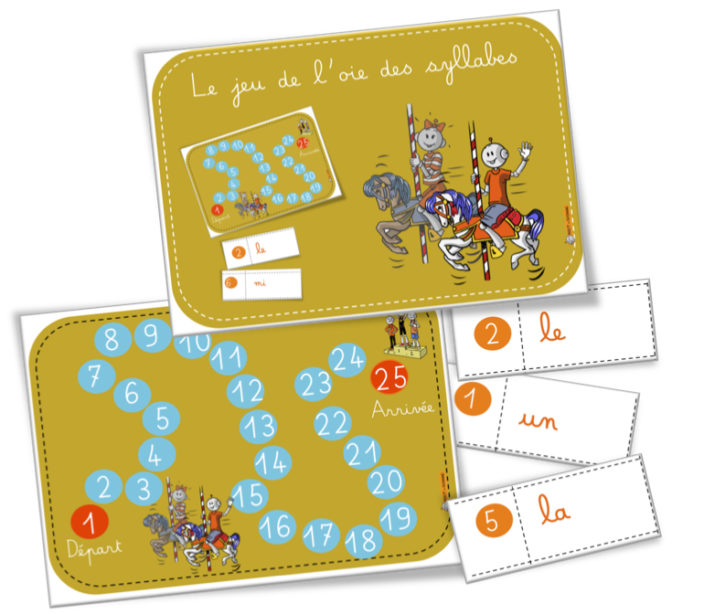 Jeux de l’oie maths/lecture/dictée CP et CE1 | Bout de Gomme