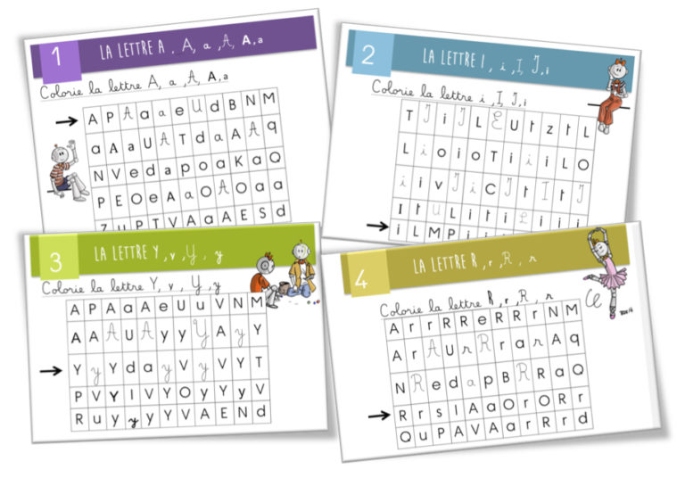 les lettres | Bout de Gomme